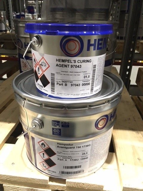 Hempadur Avantguard 750 GRAU 19840 (Basis Avantguard 750 1736U + Hempel ...